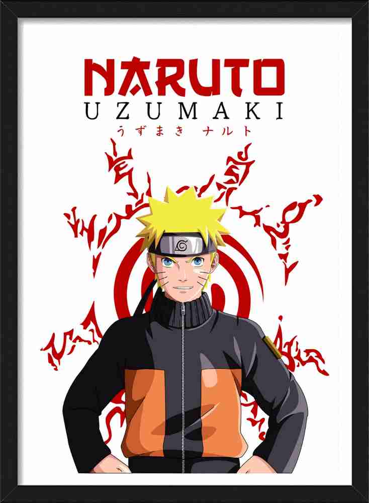Sticker Autocollant Poster A4 Manga Naruto Shippudennaruto Uzumaki