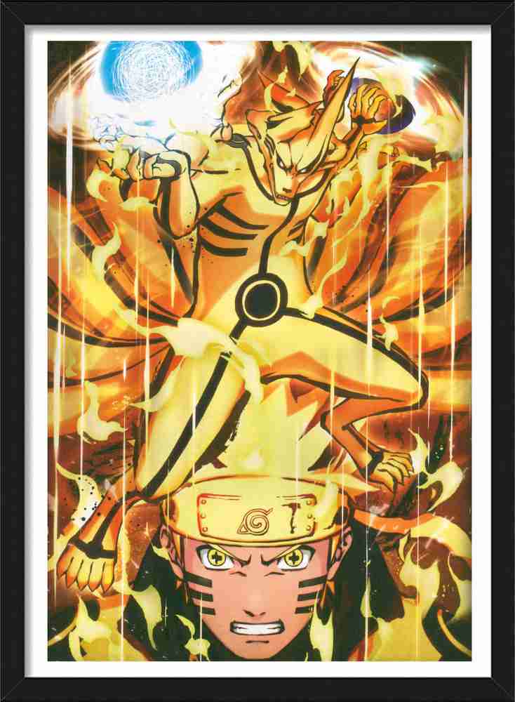 Naruto Uzumaki Six Paths Sage Mode And Kurama By