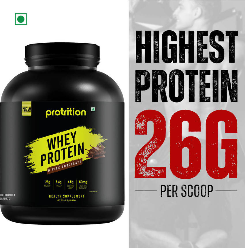 Whey Protein Powder Scoop Protrition Whey Protein Powder 26g Protein,