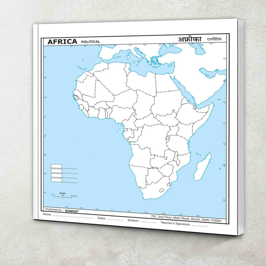 Africa Political Map Without Names Map India; GinkgoMaps Continent: