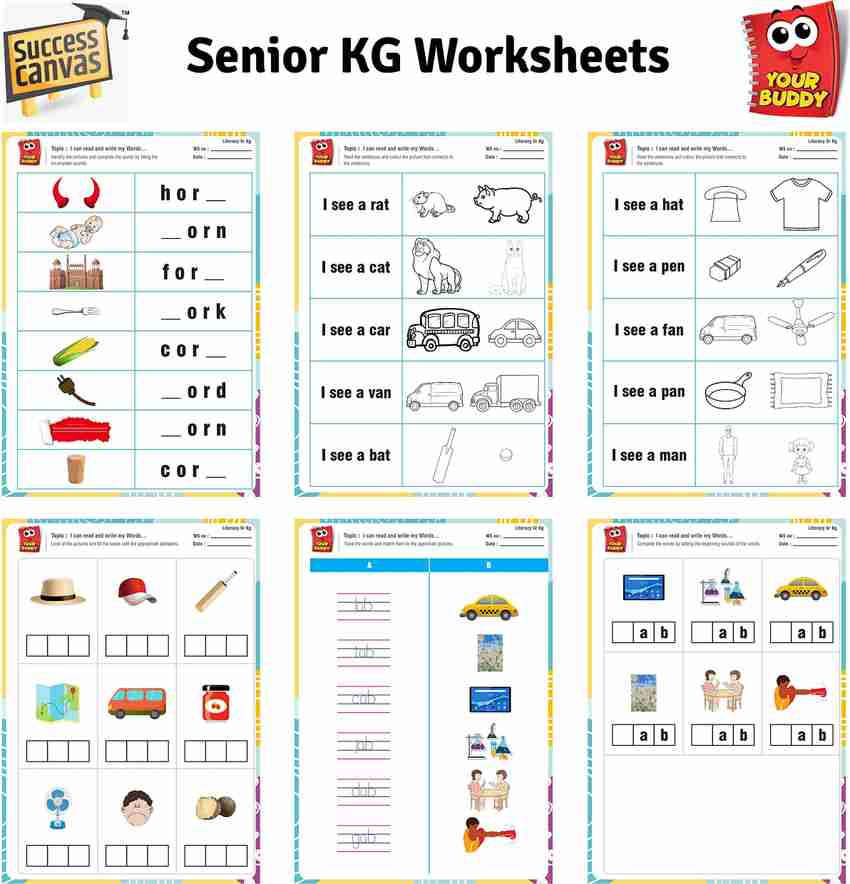 Free Activity Sheets For Ukg
