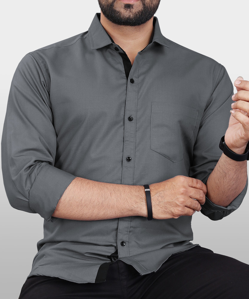 Grey shirt men store