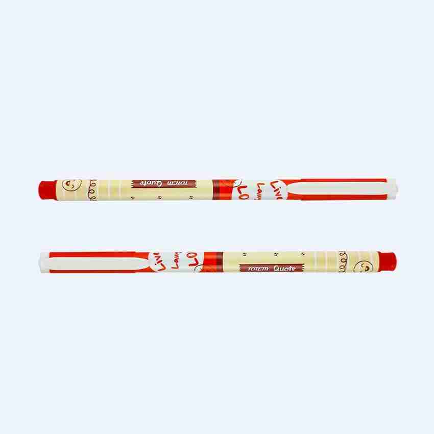 Red Pen Quotes Personalised Pen Various Colours CustomKings