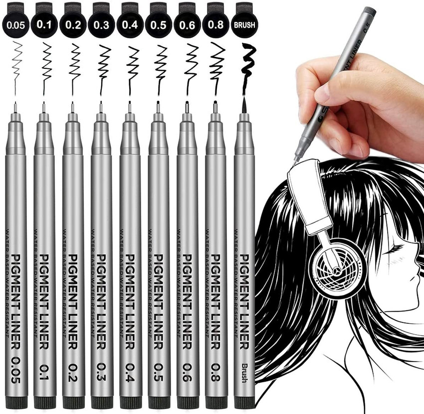 Black sketch pen store