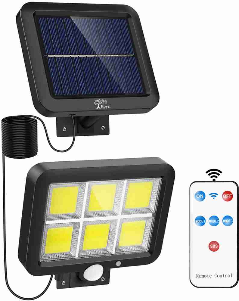 Nature Power Black Solar Motion Sensor 120led Outdoor
