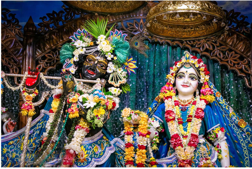 Radha Krishna Paintings Iskcon Radha Krishna Indian Hindu Painting