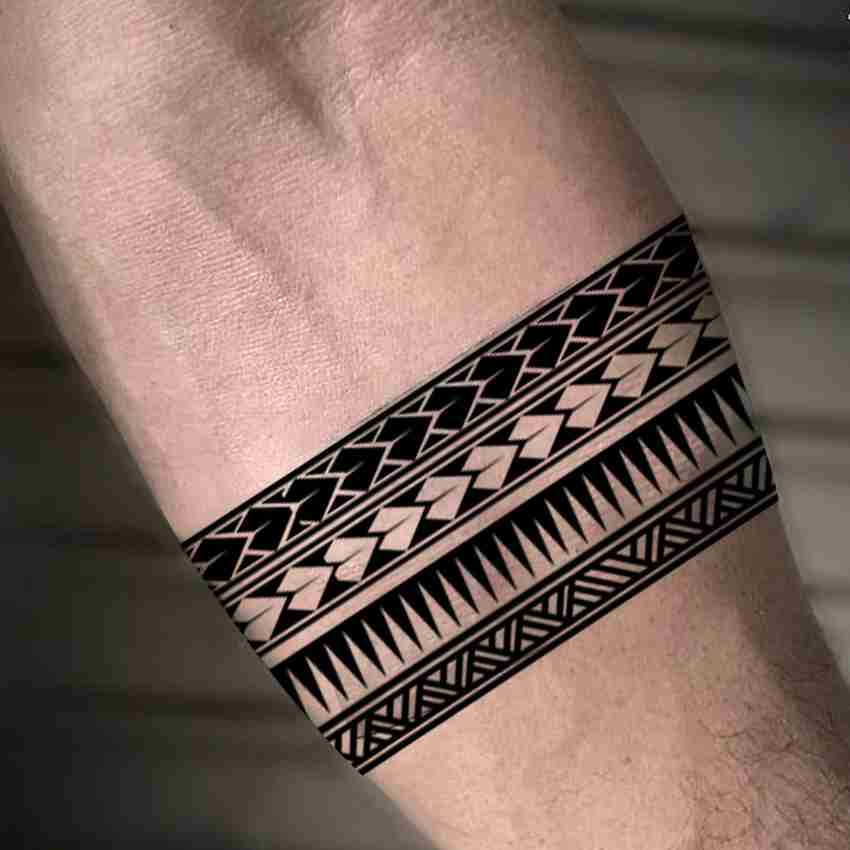 Samoan Tribal Armband Tattoos