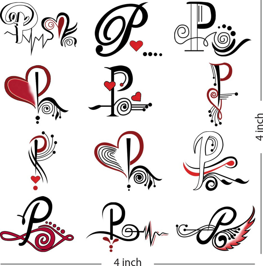 P Font Tattoos 160+ Pics Of Letter P Tattoo Designs Stock Photos,
