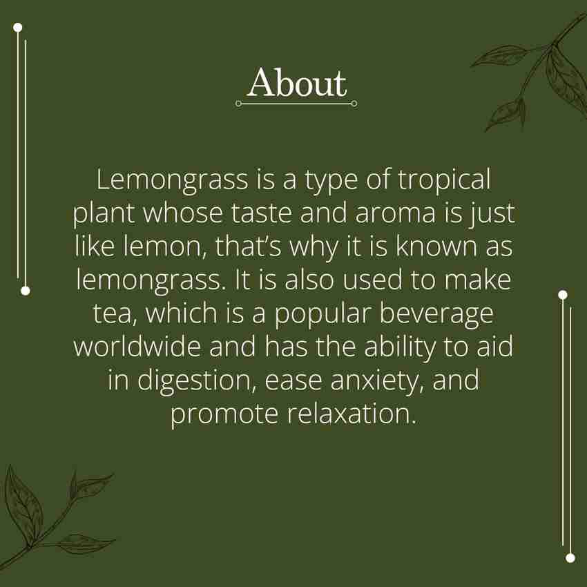 how to prepare lemongrass as herbal medicine