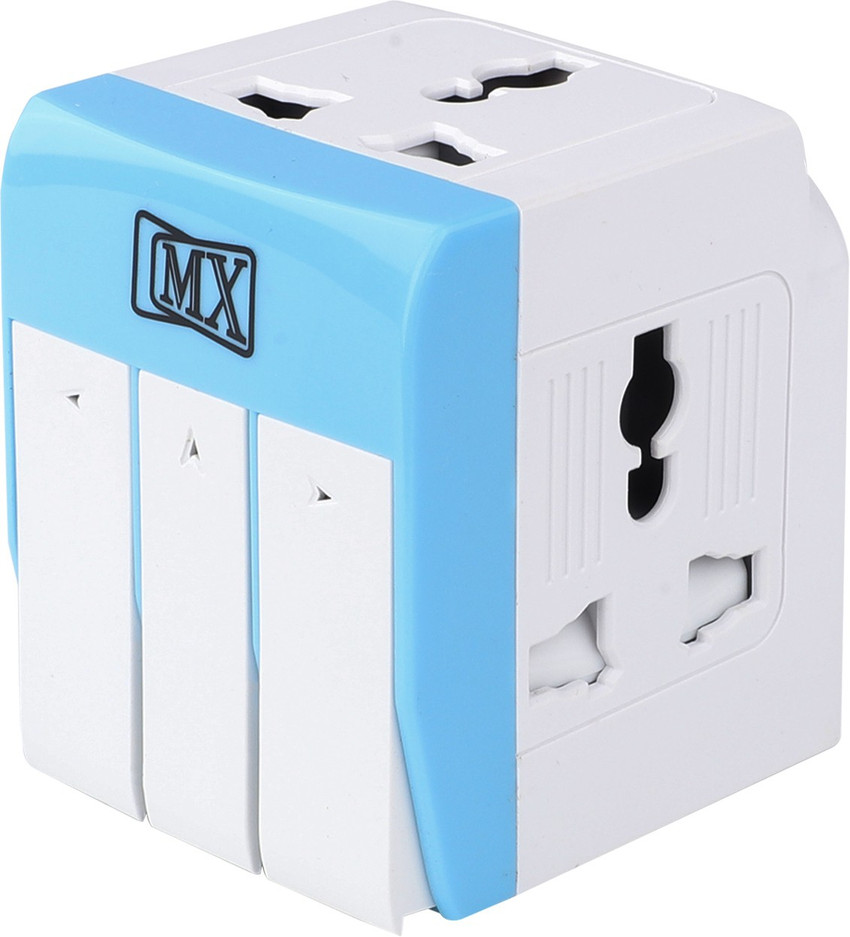 Three Prong Plug Switch Cordinate Grounded 1 Outlet Power Switch White